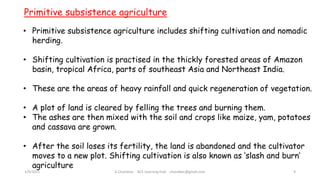 8th standard, Geography :Ch 4. Agriculture | PPTX