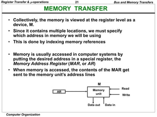 REGISTER TRANSFER AND MICROOPERATIONS | PPT