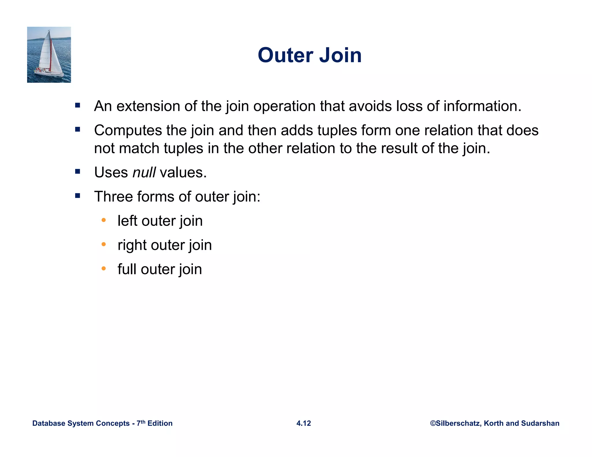 Database System Concepts Ch4pdf Databases Computer Software And