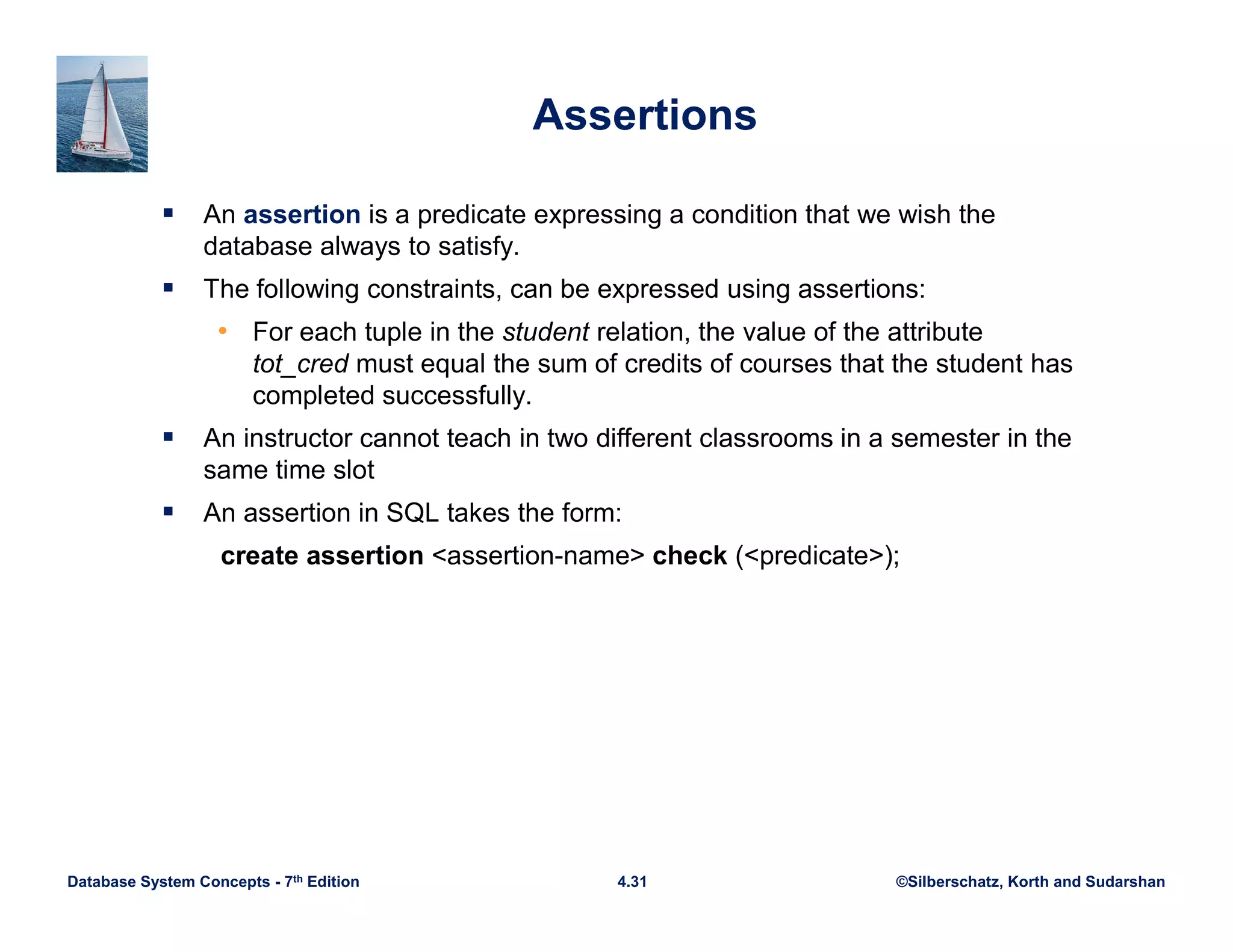 Database System Concepts ch4.pdf | Databases | Computer Software and Applications