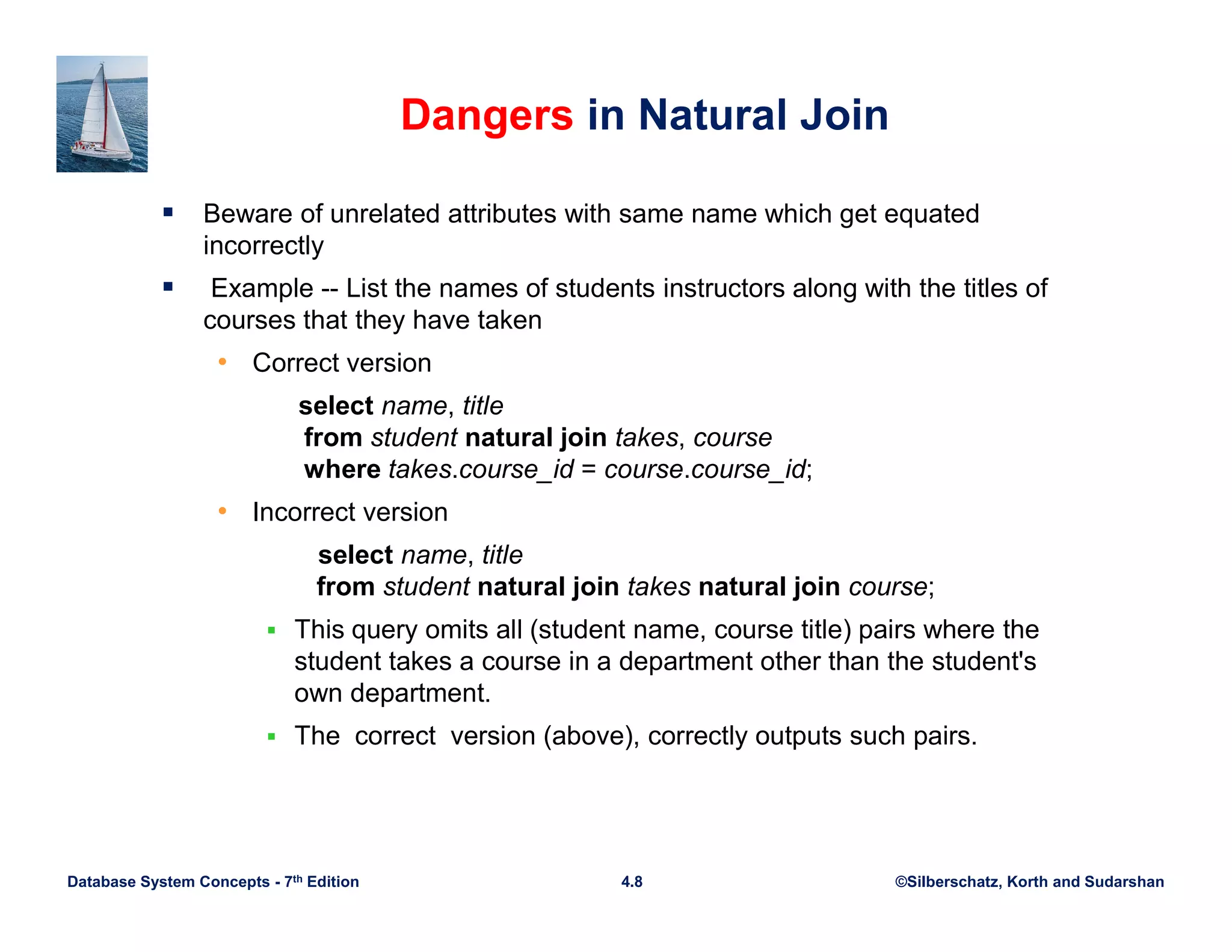 Database System Concepts ch4.pdf | Databases | Computer Software and Applications