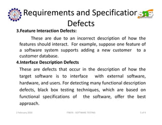 unit 1 various software testing description | PDF
