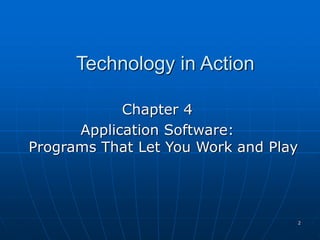 SOFTWARE APPLICATIONS for computer theoy | PPT