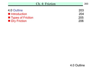 Friction -types of friction and dry friction | PDF