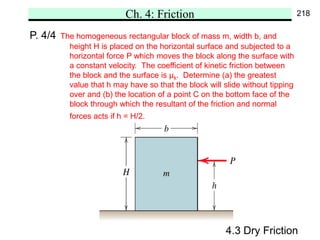 Friction -types of friction and dry friction | PPT