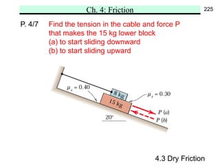 Friction -types of friction and dry friction | PDF