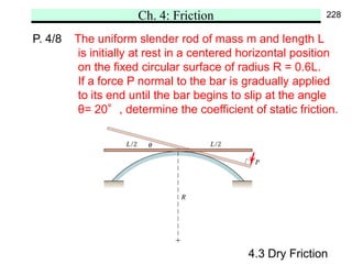 Friction -types of friction and dry friction | PDF