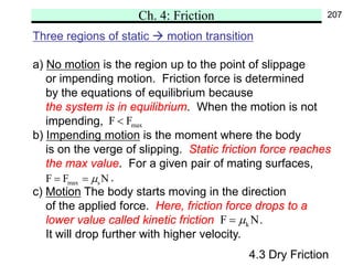 Friction -types of friction and dry friction | PPT
