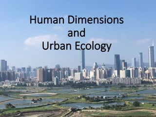 urban ecology - human dimensions: fitting into nature.pptx