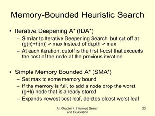 Solving problems by searching Informed (heuristics) Search | PPT