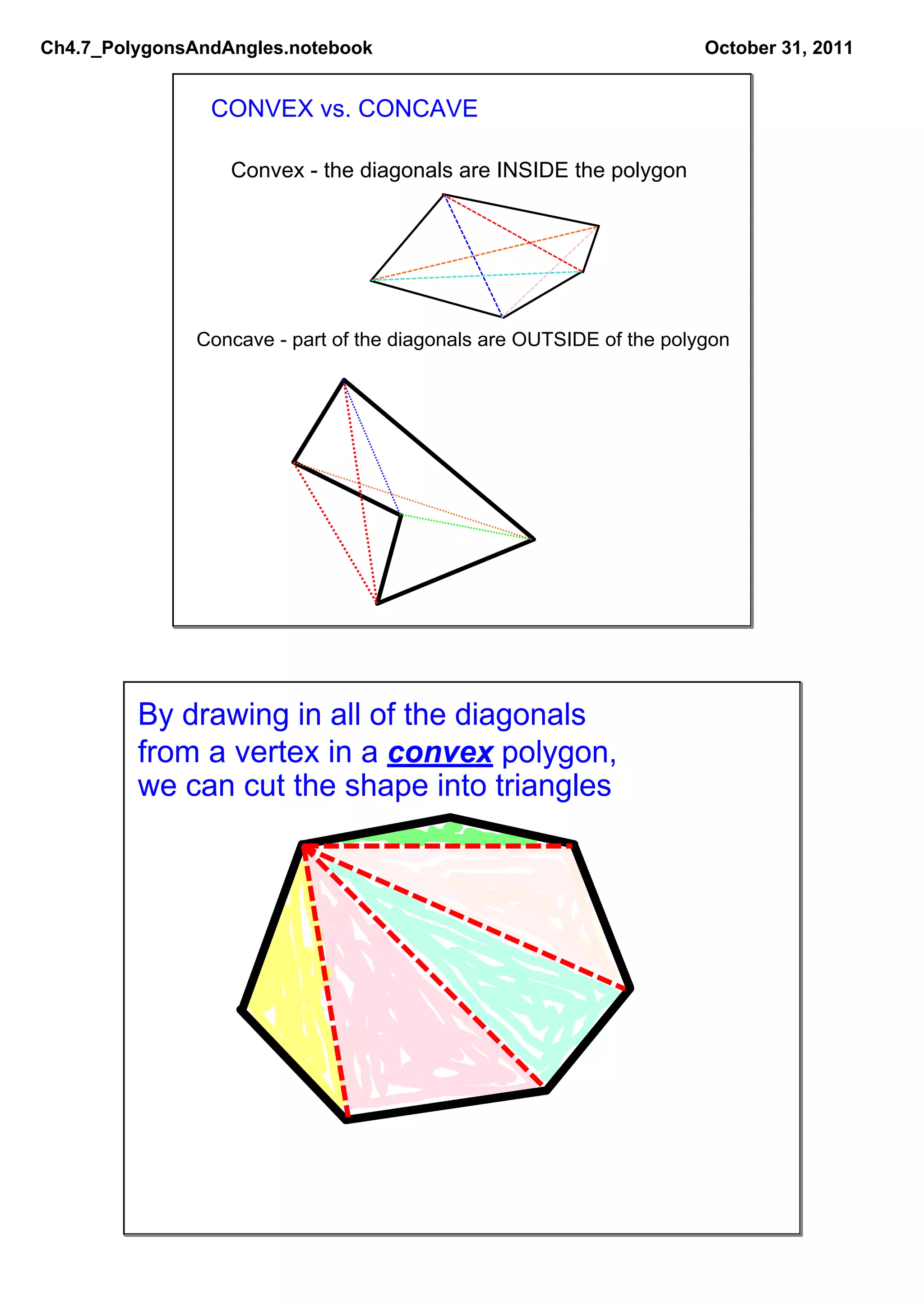 Ch4.7 Polygons and Angles | PDF | Geography | Science