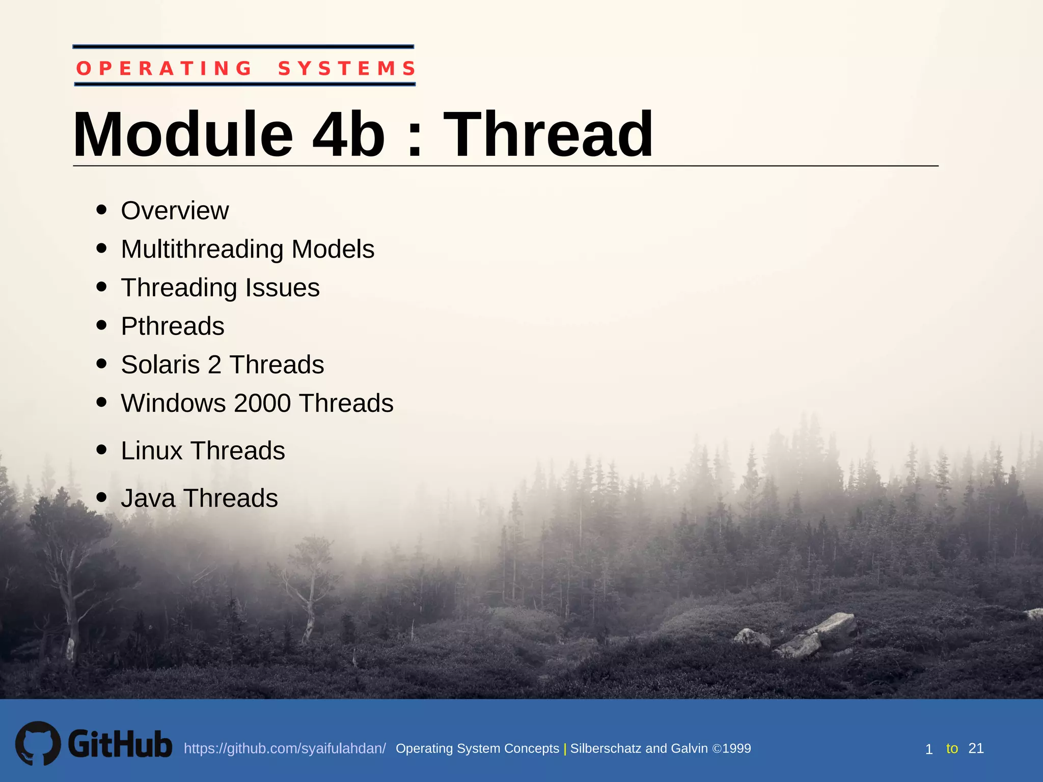 Operating System : Ch4 b threads | PDF | Operating Systems | Computer Software and Applications