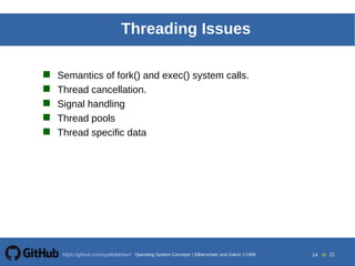 Operating System : Ch4 b threads | PDF | Operating Systems | Computer ...