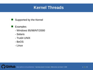 Operating System : Ch4 b threads | PDF | Operating Systems | Computer Software and Applications