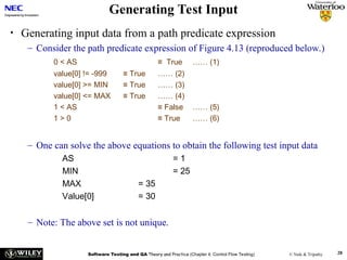 Software Testing and Quality Assurance Software Testing and Quality ...