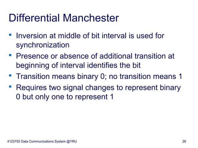Ch4 digital transmission | PPT | Computer Networking | Computing