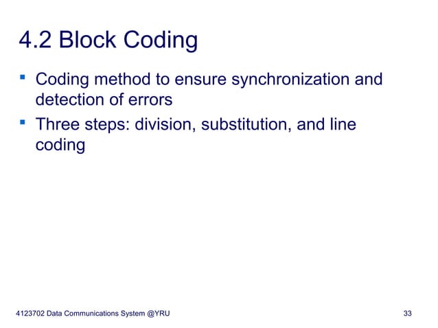 Ch4 digital transmission | PPT | Computer Networking | Computing