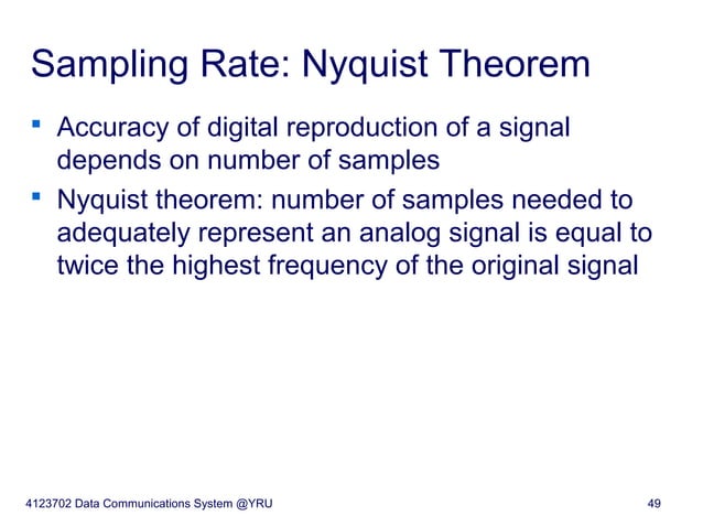 Ch4 digital transmission | PPT | Computer Networking | Computing
