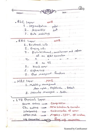 4G: Ch4 LTE Protocol Stack | PDF