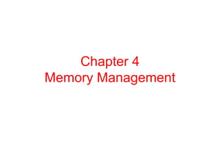Ch4 memory management | PPT