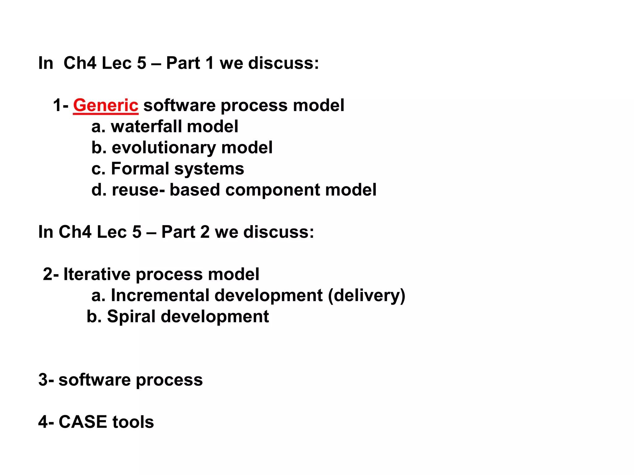 software Engineering process | PPT