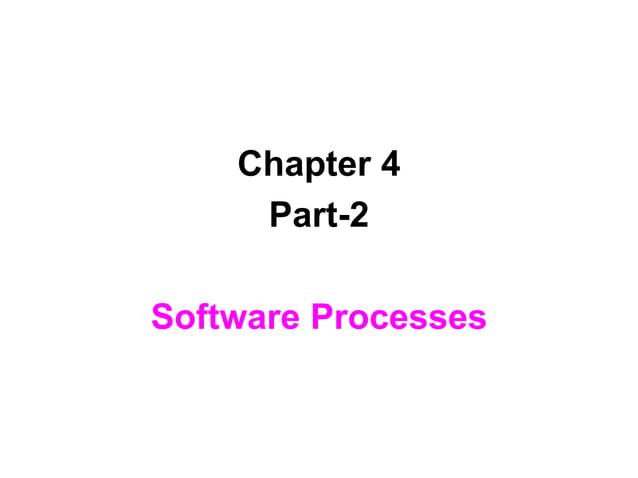 software Engineering process | PPT