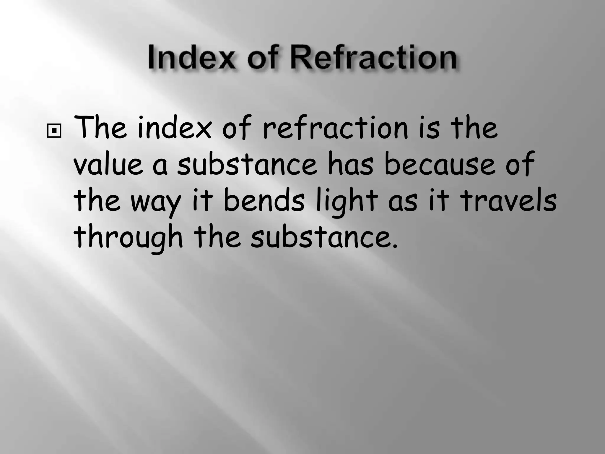 Ch 4 -reflection, refraction and snell’s law | PPTX