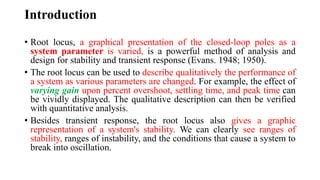 Analysis and Design of Control System using Root Locus | PDF