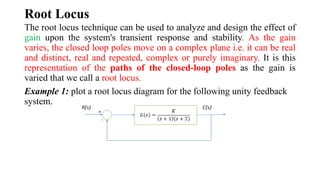 Analysis and Design of Control System using Root Locus | PDF