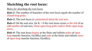 Analysis and Design of Control System using Root Locus | PDF