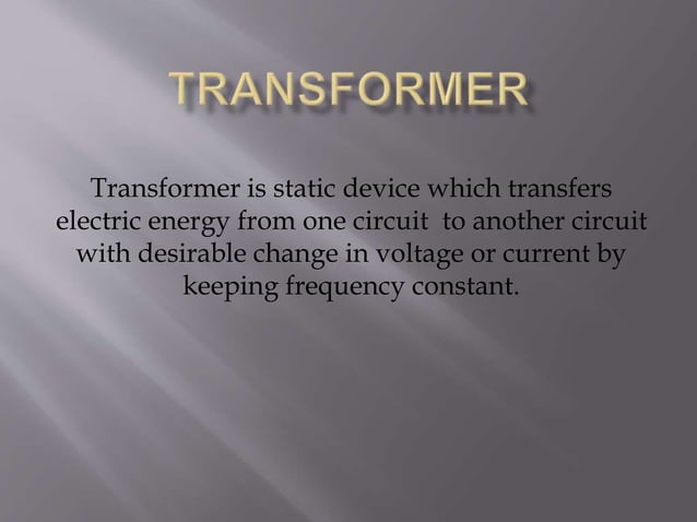 transformer-and-dc-motor control designs | PPT