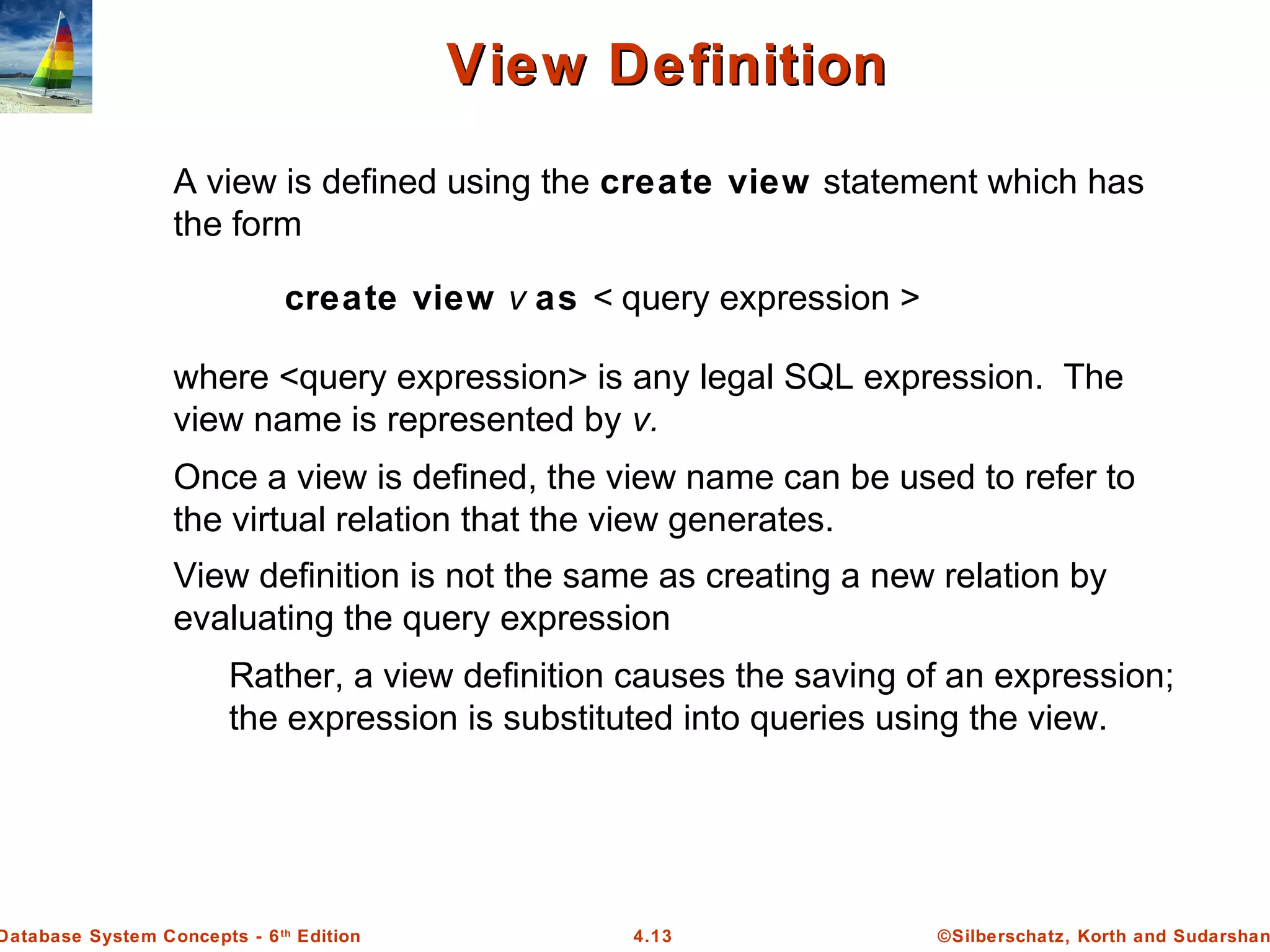 DBMS_intermediate sql | PPT | Databases | Computer Software and Applications