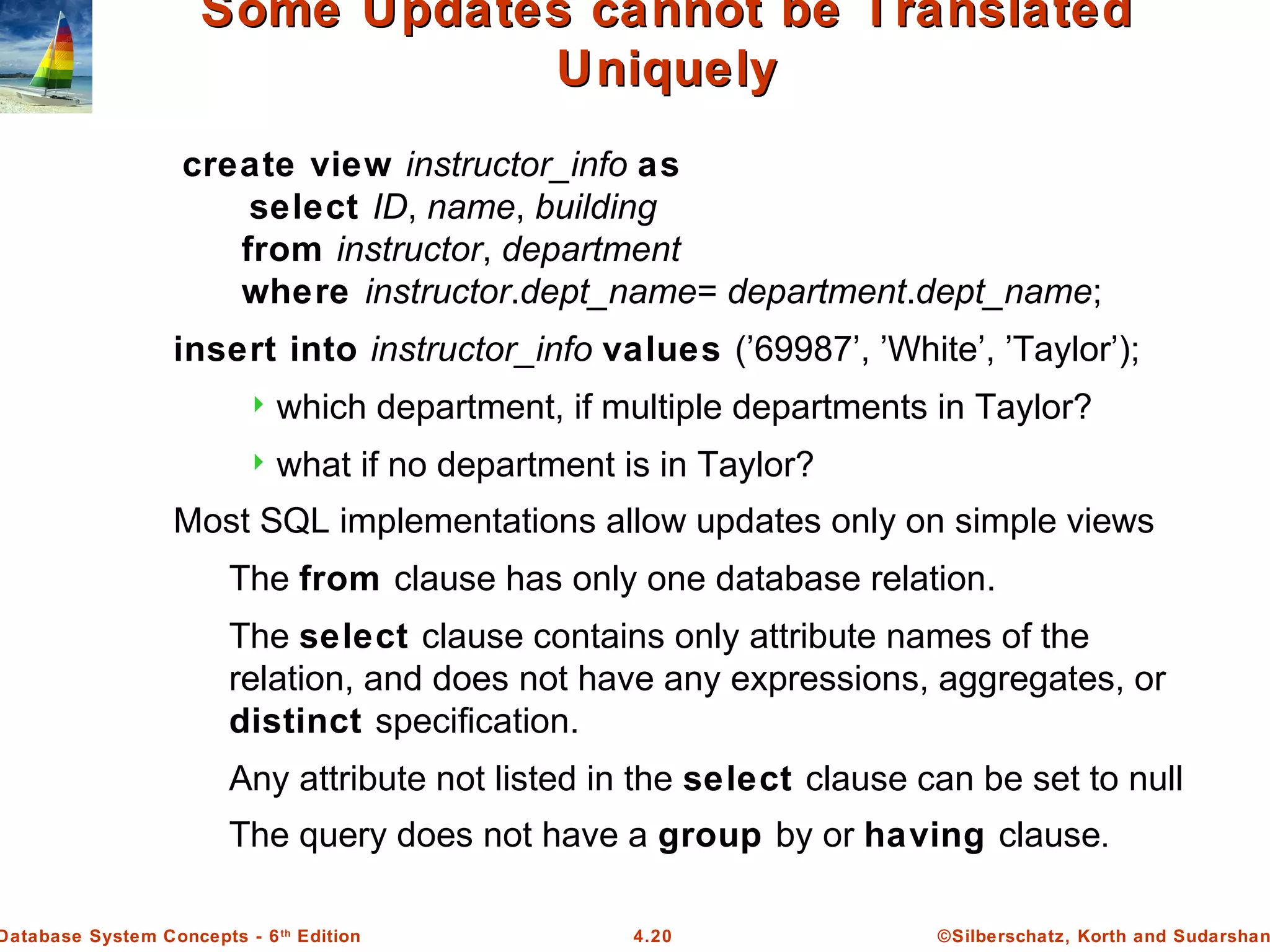 DBMS_intermediate sql | PPT | Databases | Computer Software and Applications