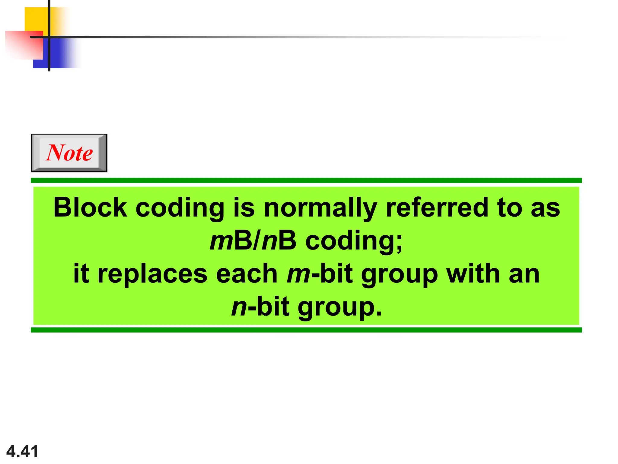 Line Coding Techniques Block Coding And All Type Of Coding Ppt 8415