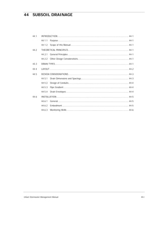 Ch 44 subsoil drainage | PDF