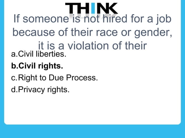 civil liberties & civil rights | PPT | Debated Sensitive Social Issues ...