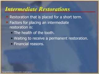 Restorative and Esthetic Dentistry | PPT