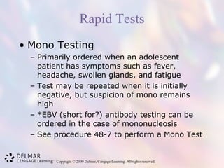 Ch48 clinical chemistry and clia-waived rapid tests | PPT