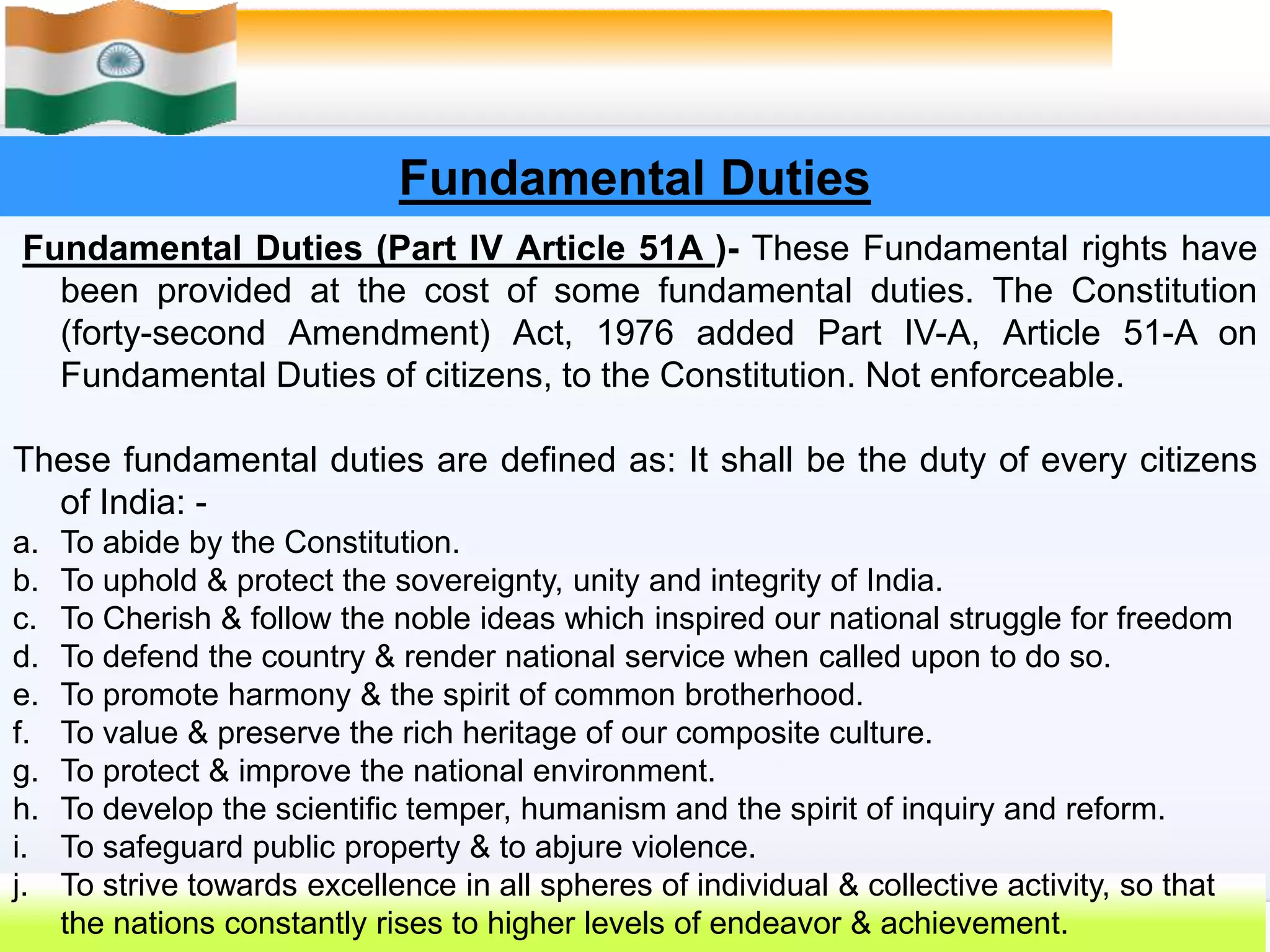 Ch 4 Basic Features of the Indian Constitution | PPT