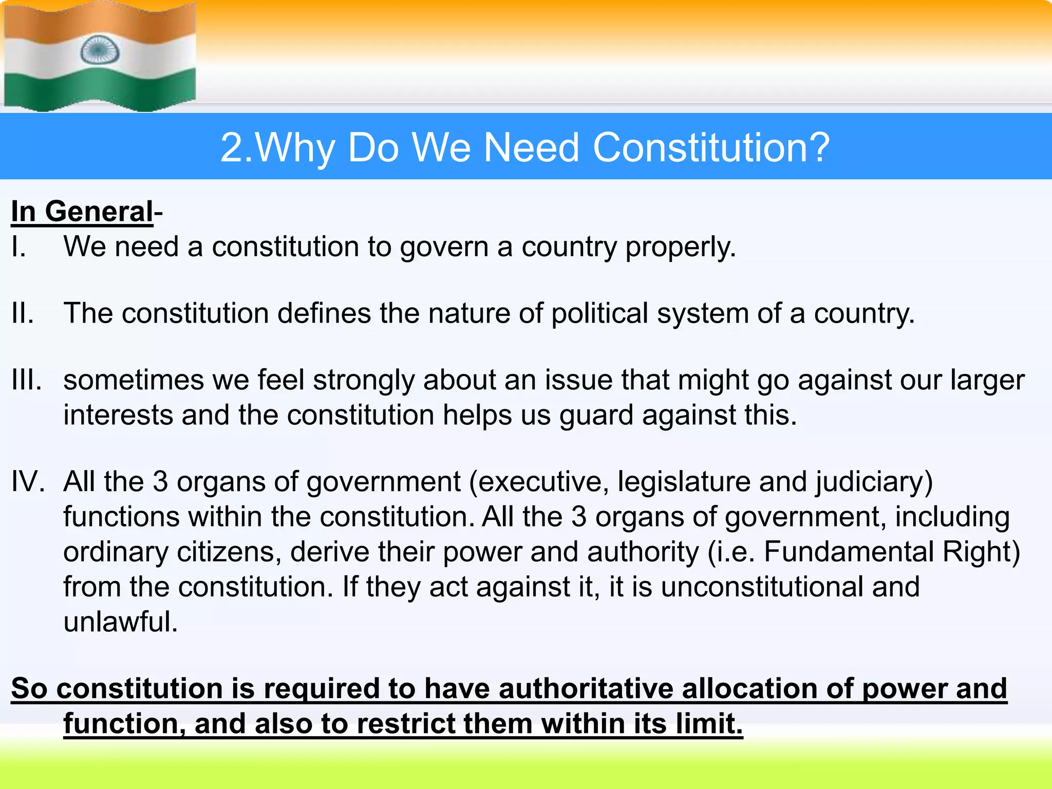 Ch 4 Basic Features of the Indian Constitution | PPT