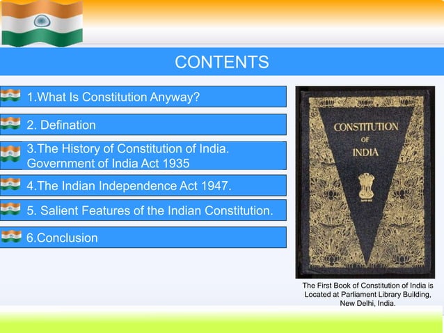 Ch 4 Basic Features of the Indian Constitution | PPT