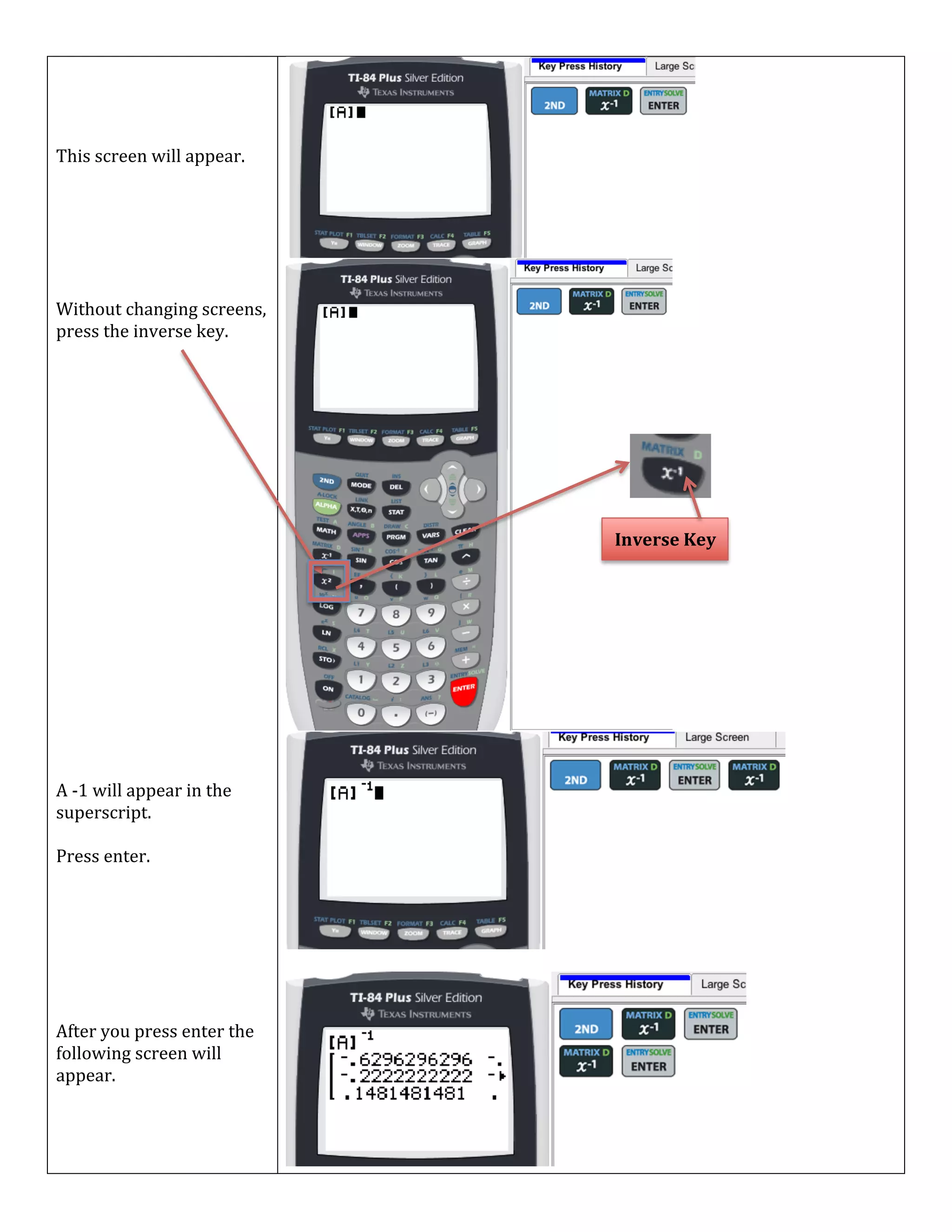 Ch4 Matrices - How to use the Calculator | PDF