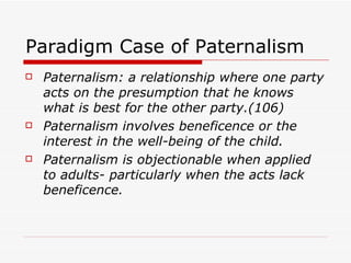 Ch 4 Callahan Academic Paternalism | PPT | Undergraduate Education ...