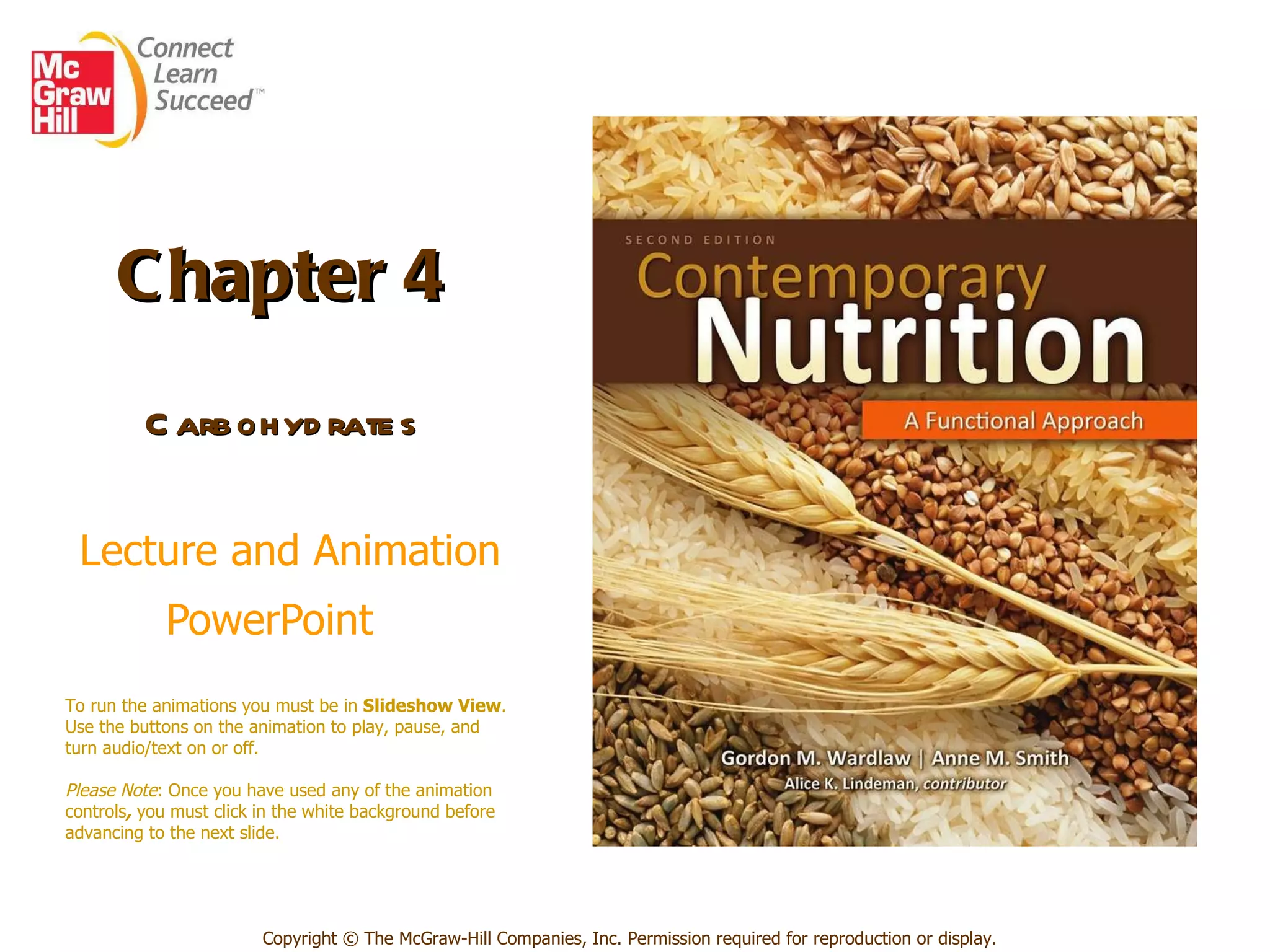 Ch4 Carbohydrates | PPT