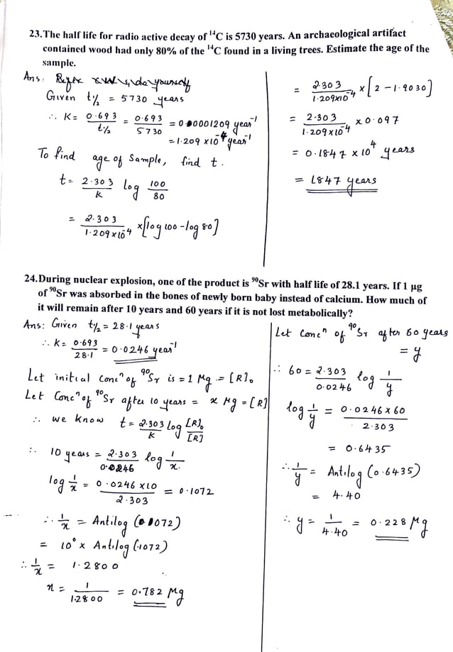 Ch 4 Chemical kinetics Numericals Pyq.pdf