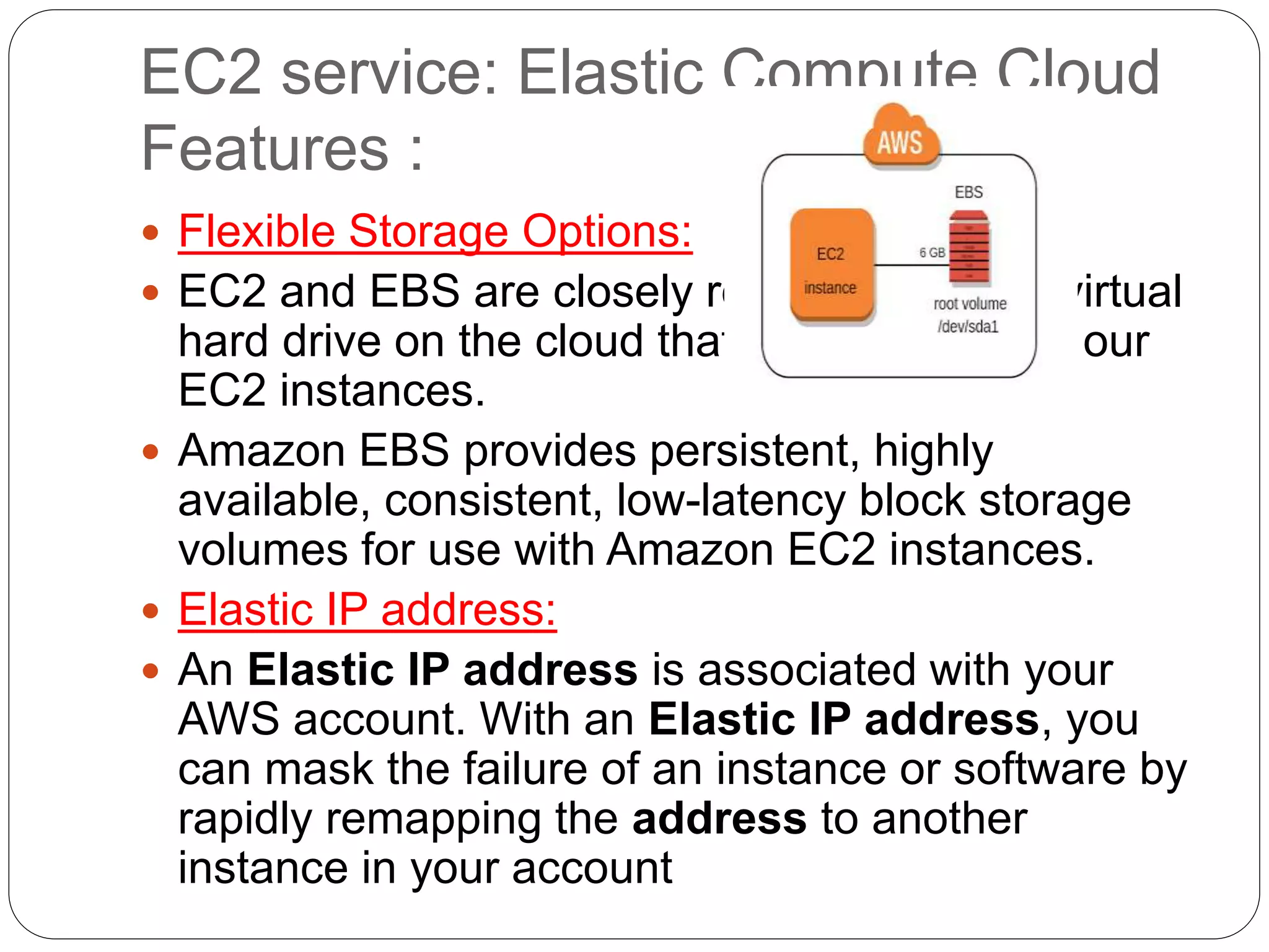 Aws principle services: IAM,VPC, EC2, Cloudwatch | PPT