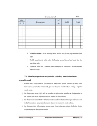 Ch4 General Journal | PDF