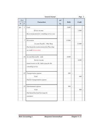Ch4 General Journal | PDF