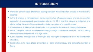 Combustion in Compression Ignition Engine (CIE) | PPTX