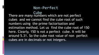 Ch 4 Cubes and Cube roots.ppt | Games and Puzzles | Hobbies & Interests